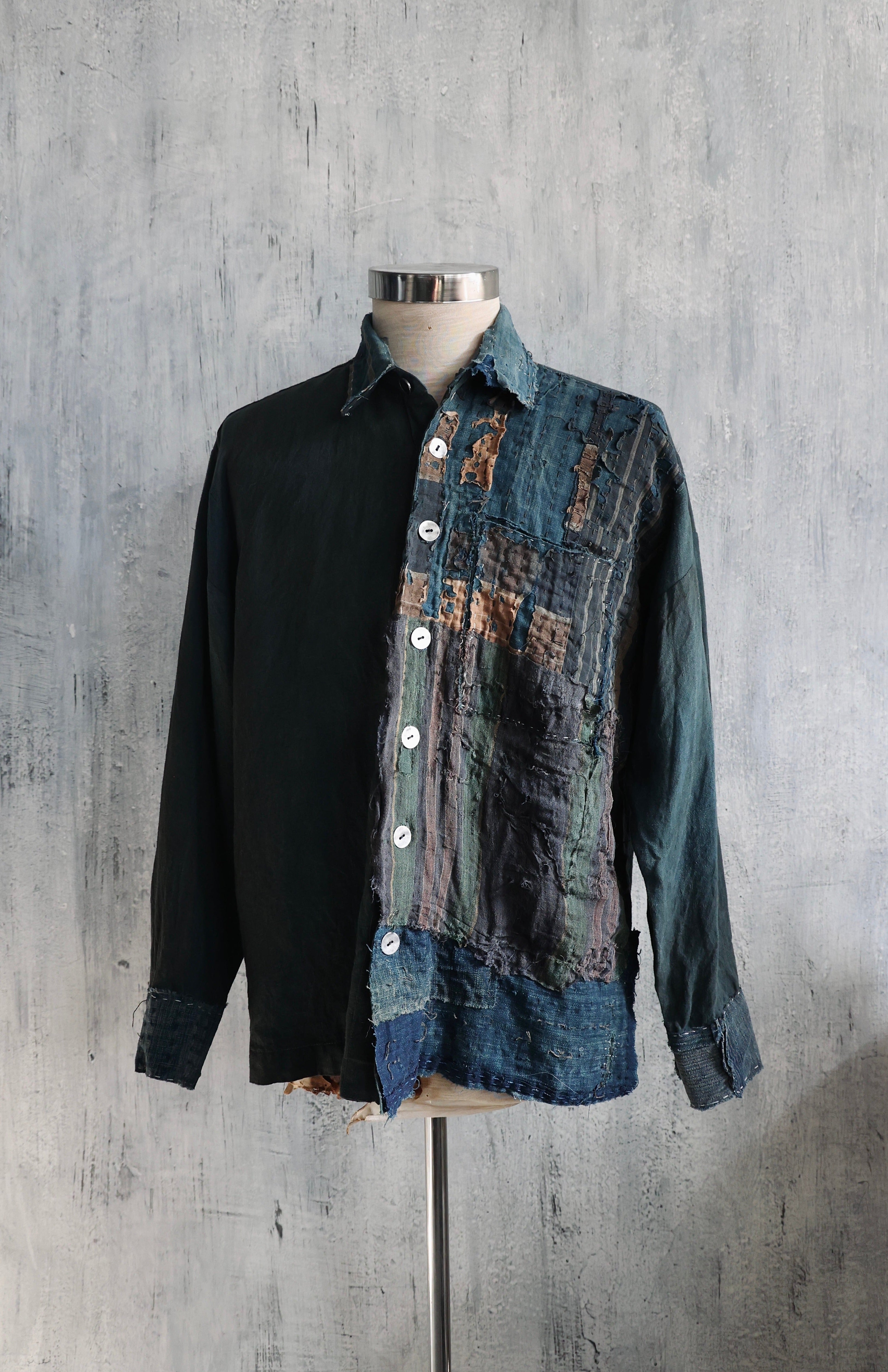 custom order Remake Boro shirt handstitched - Premium Handcrafted ...