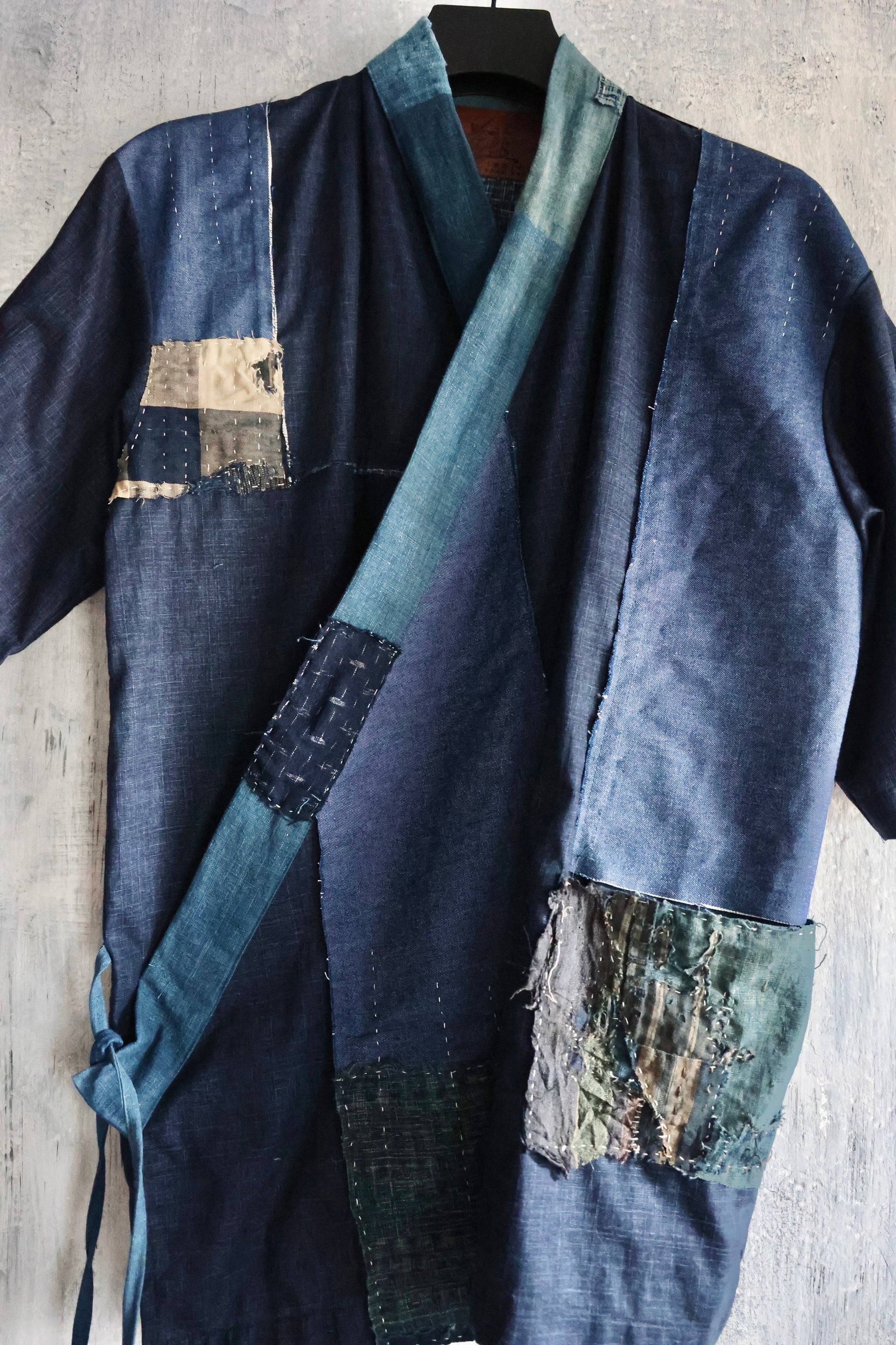 Boro Patchwork Kimono - Unique Handcrafted Artisan Design – Hana Indigo Hk