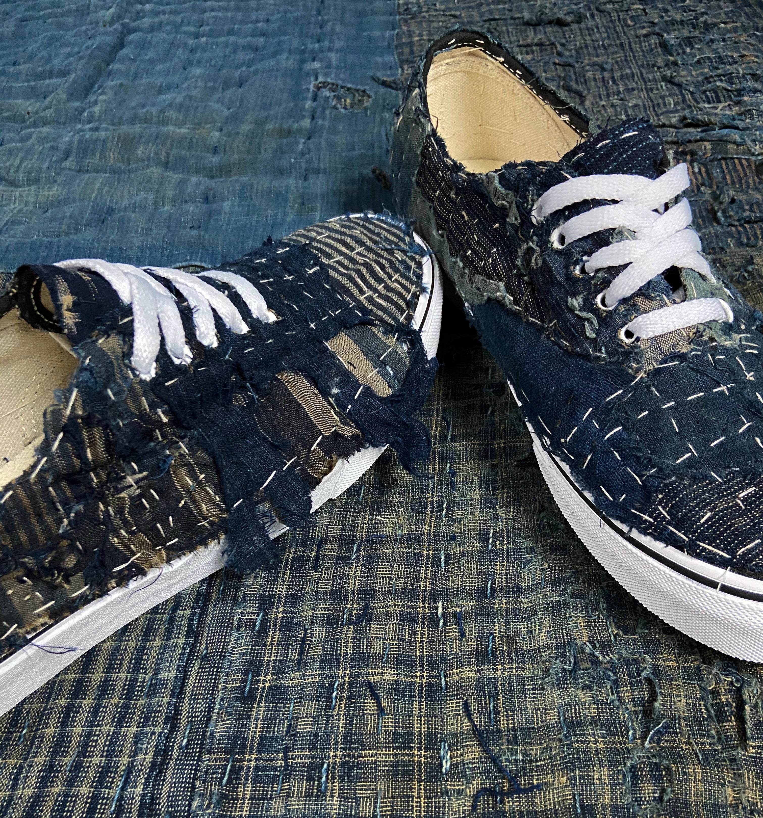 Boro x Vans - Edition 2 - Unique Handcrafted Artisan Sneakers – Hana ...